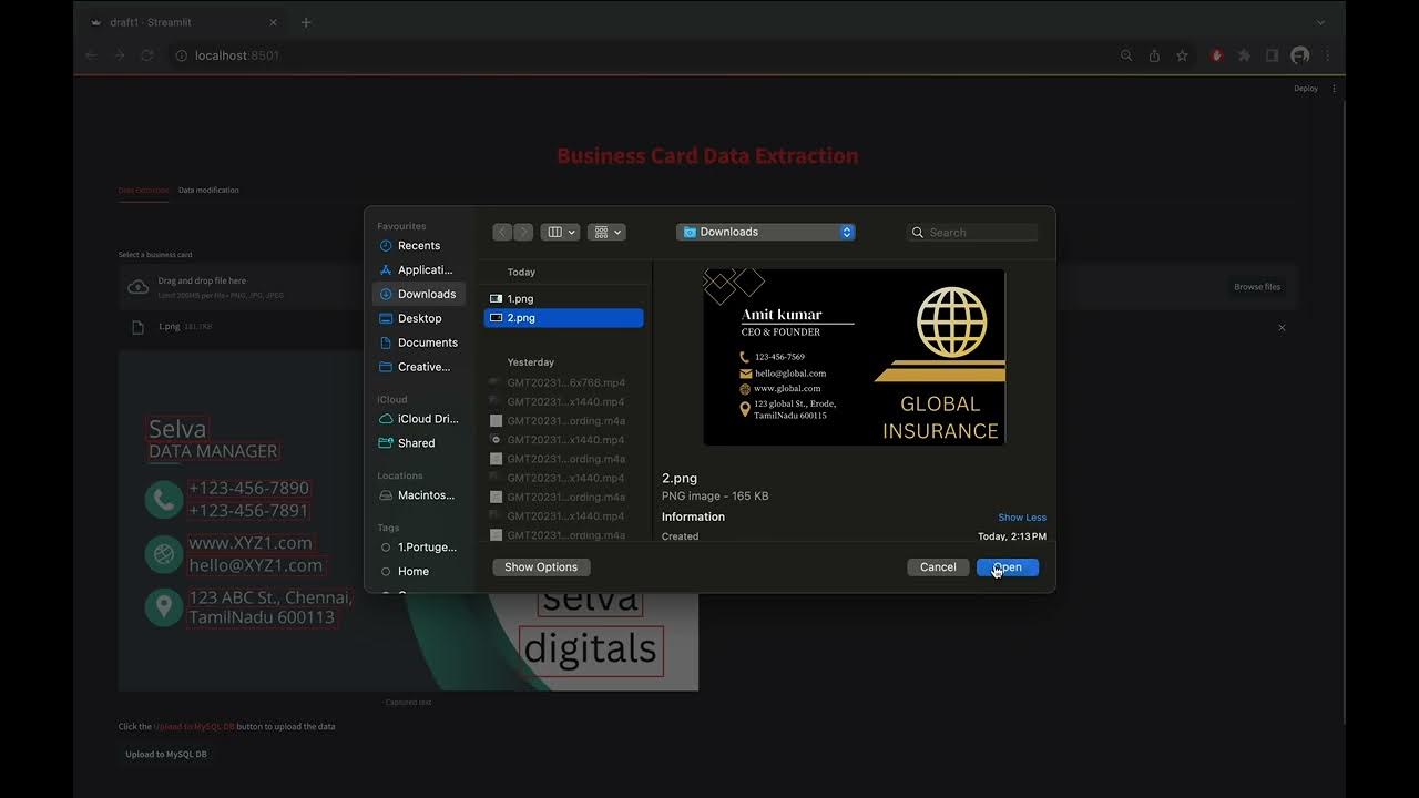 BizCardX: Extracting Business Card Data with OCR - YouTube