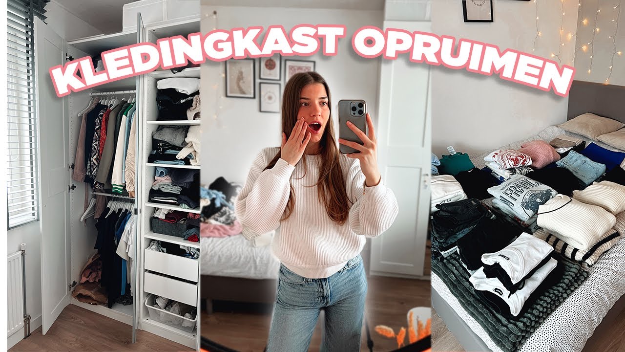 KLEDINGKAST OPRUIMEN 👗😱 *gaat alles weg!? ☆ Zenne Bakens - YouTube