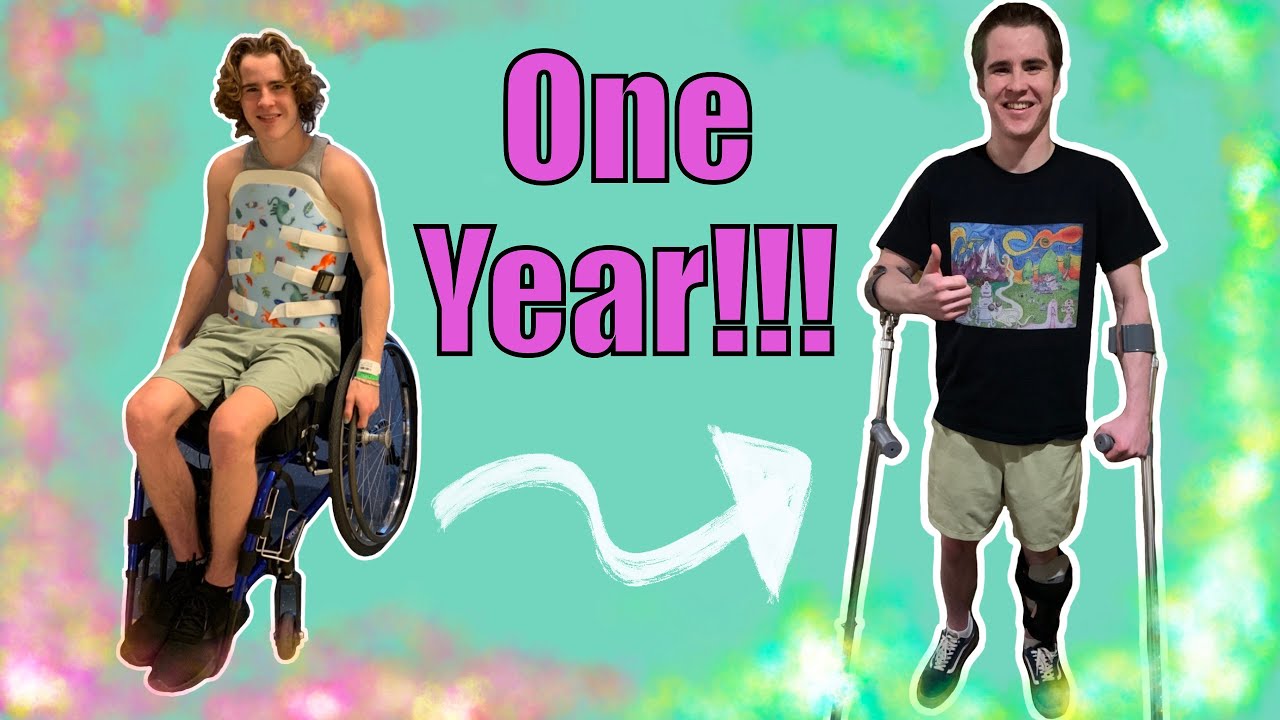 WALKING AFTER ONE YEAR! (My Spinal Cord Injury Recovery so far) - YouTube