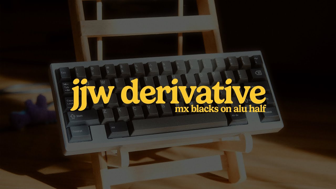 derivative by jjw | mx blacks on alu half typing sounds ASMR - YouTube