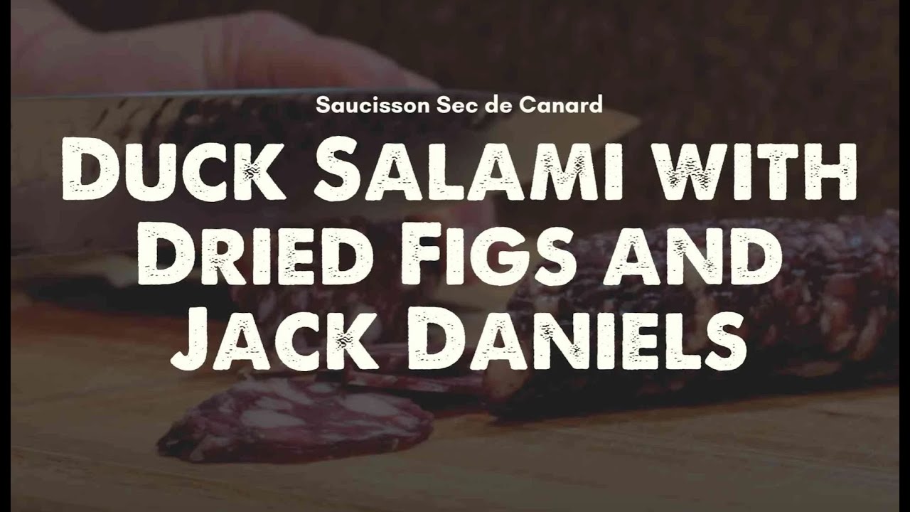 French-style Saucisson Sec Duck Salami with UMAi Dry - YouTube