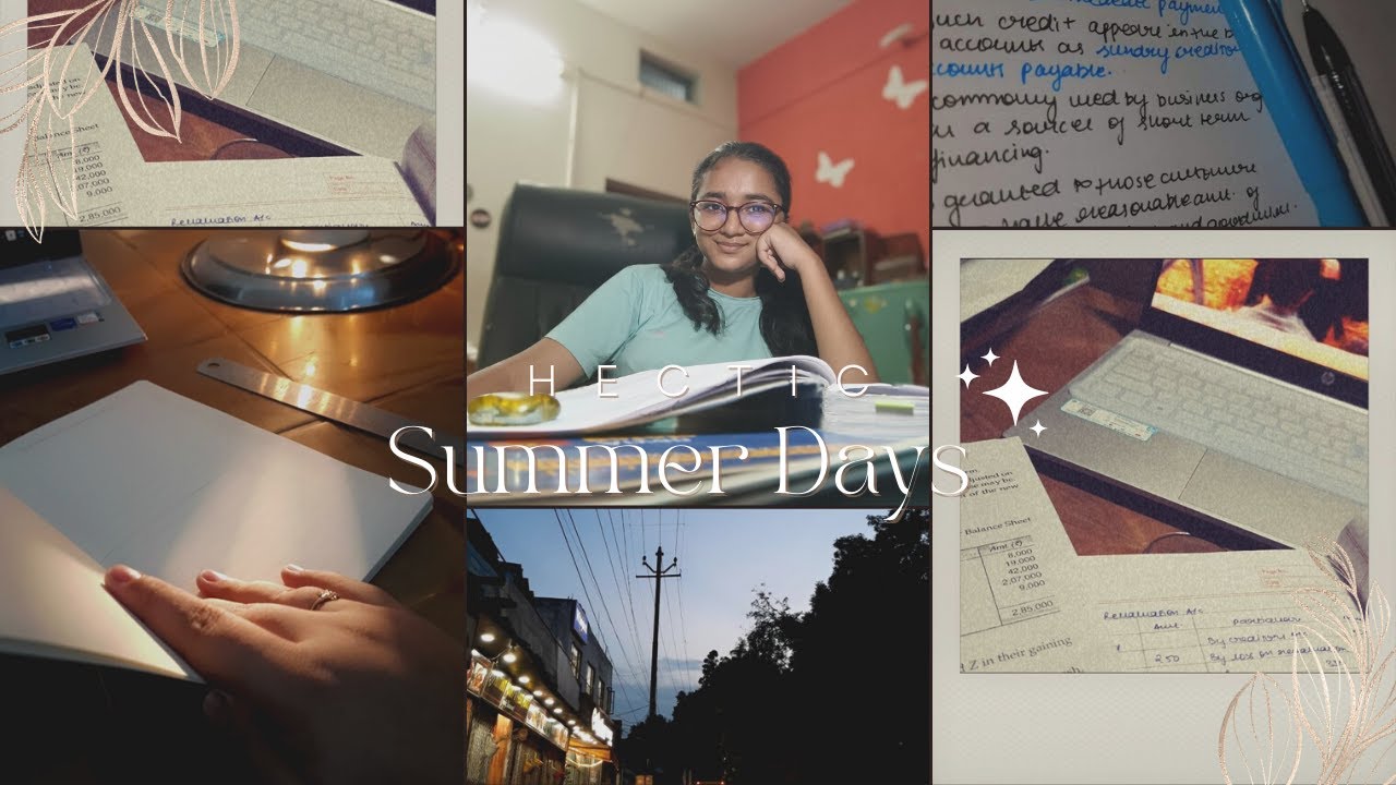 Hectic Summer Days| CBSE grade 12th| productive days| - YouTube