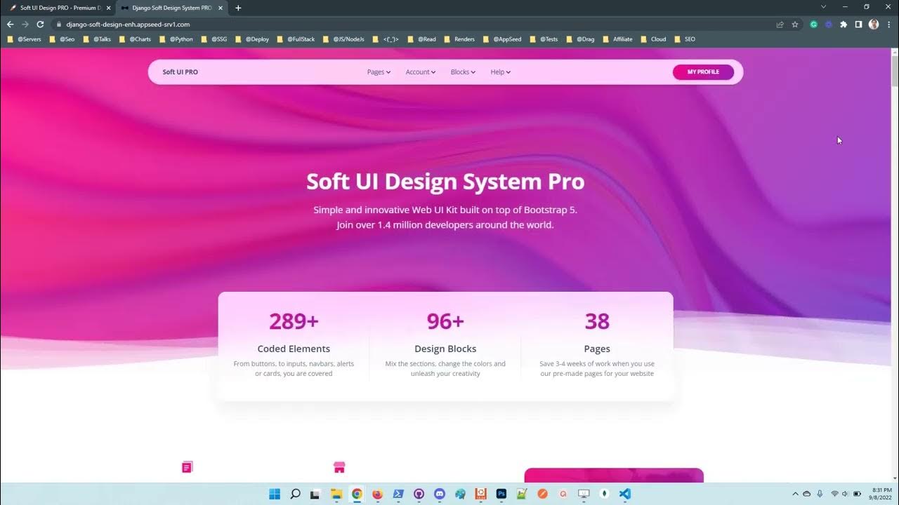 Django Soft Design - OAuth, Extended Profiles | AppSeed - YouTube