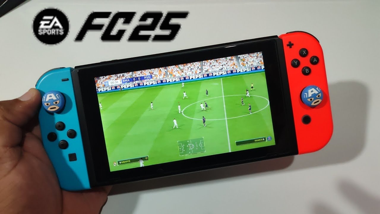 ESTO ES FC 25 EN NINTENDO SWITCH EN MODO PORTÁTIL GAMEPLAY RENDIMIENTO - YouTube