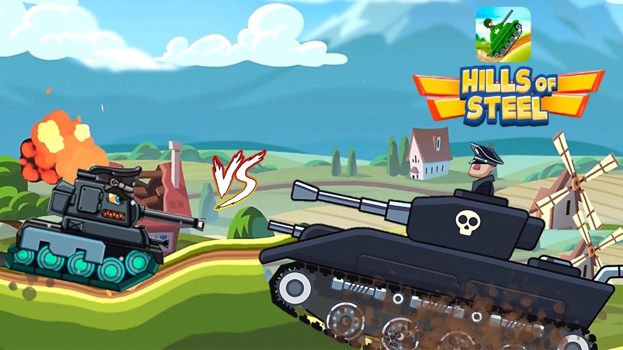 Game Xe Tăng Tank Chiến Đấu Vs Đại Đội Xe Tăng Địch Hills Of Steel