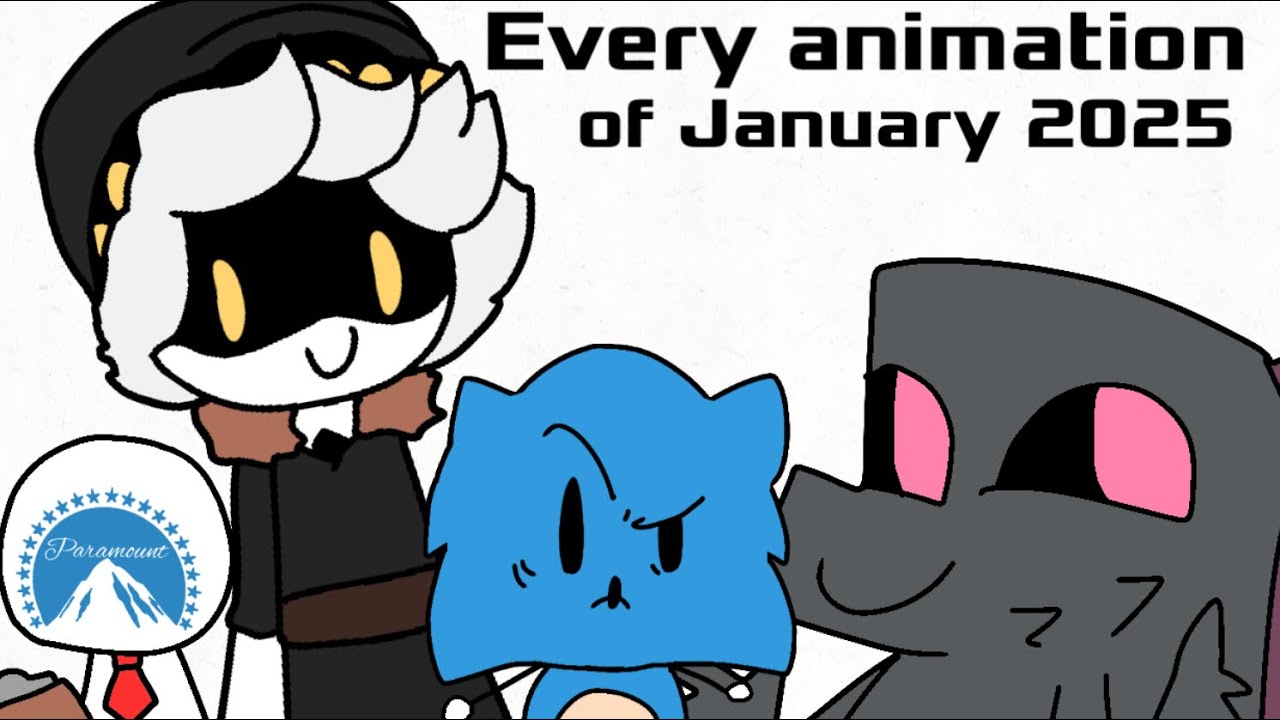 Every animation I made in January 2025!! - YouTube