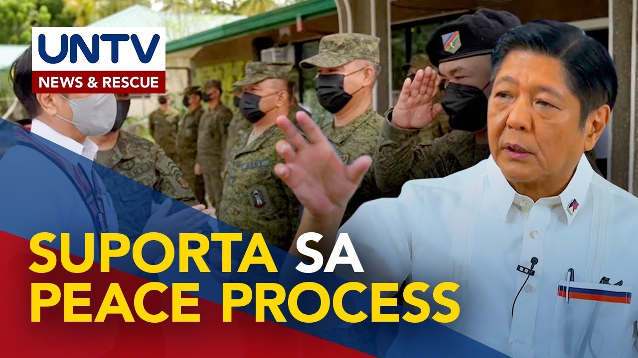 PBBM, nanawagan sa AFP ng patuloy na suporta sa peace process sa ...