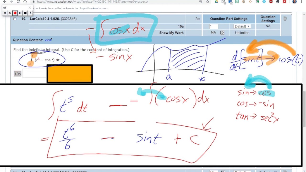 AP Calc AB | Unit 8 - Antiderivatives, Riemann Sums, Indefinite ...