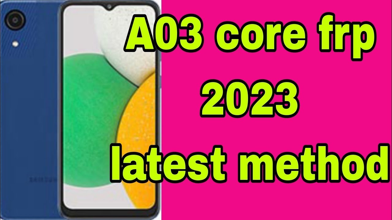 Samsung A03 core frp remove 2023||samsung frp a03 core with unlock tool ...