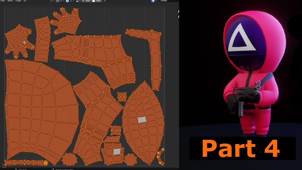 Blender Squid Game Character Modeling in Part 4 | Blender 3 0 ...