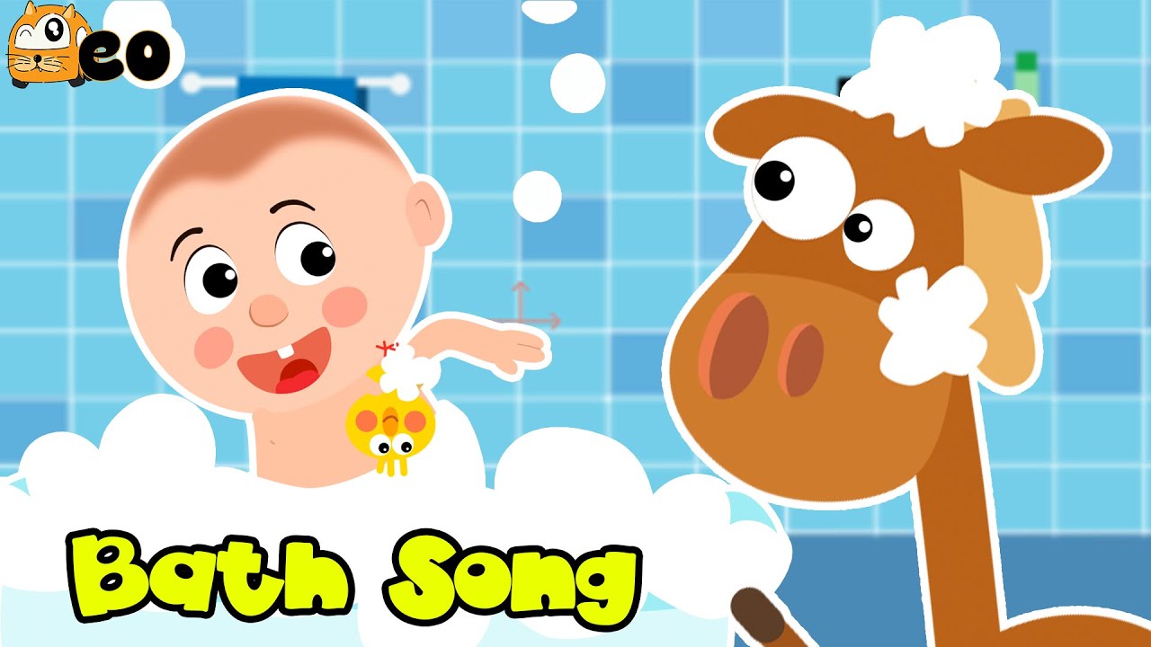 The Bath Song + More | Songs for Kids! | nursery rhymes - time to bathe ...