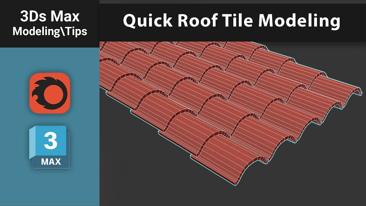 From Spline to Roof Tiles – Quick Modeling - YouTube