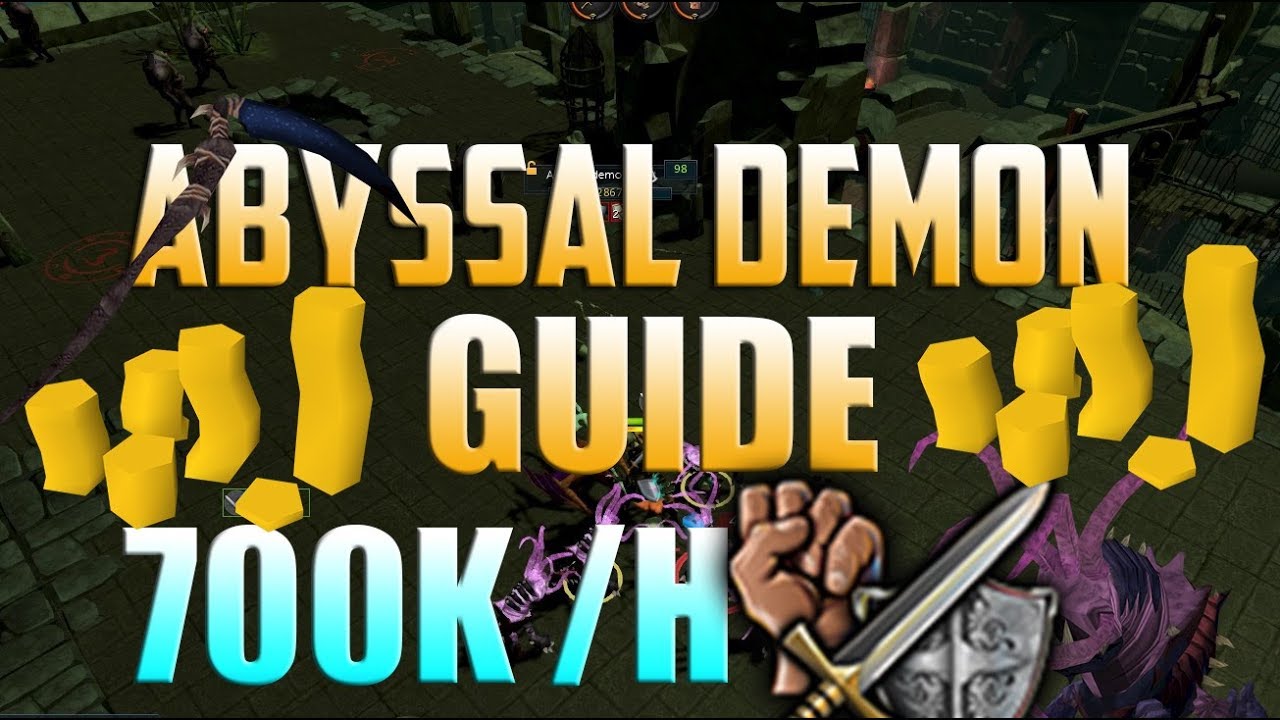 Runescape 3 - Abyssal Demons guide - 700k/hour melee xp - 1m invention ...