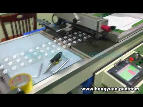 Roll to roll screen printing machine