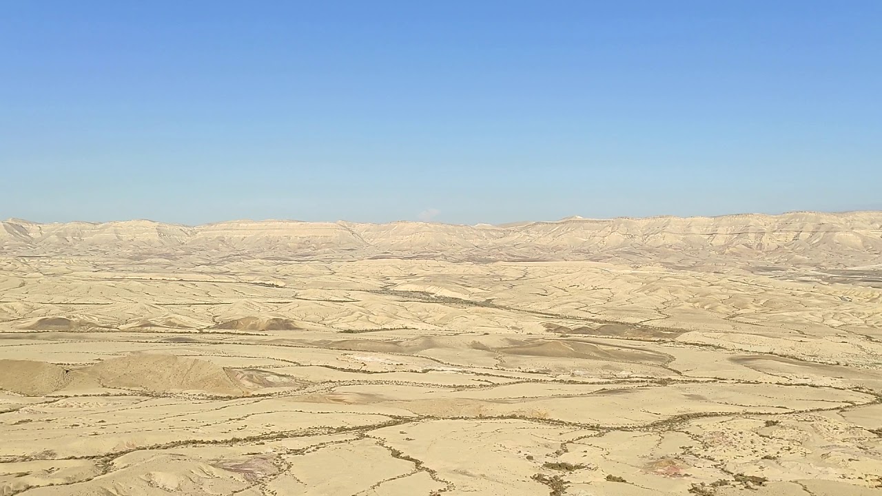view of the big creter in Israel - YouTube