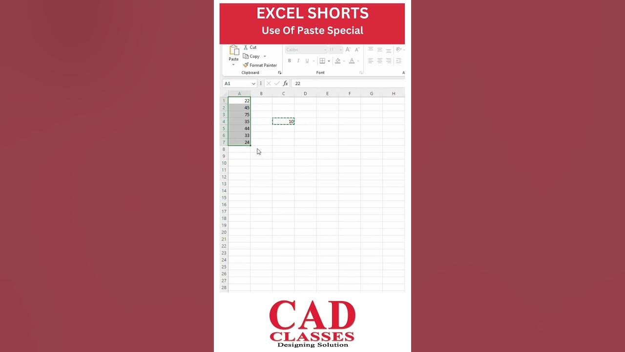 use of paste special in ms excel #excelshorts #exceltips #exceltutorial #exceltricks # ...