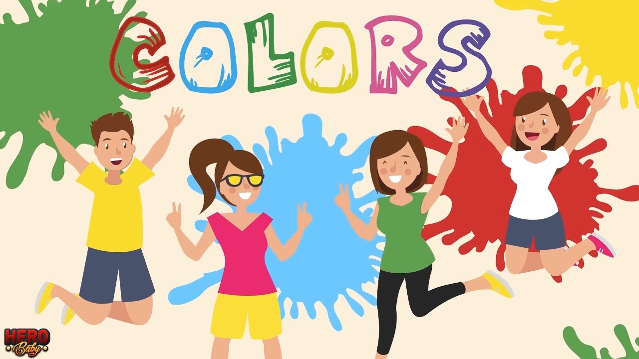 Learn Colors For Kids With Colored Paint Splashes - YouTube
