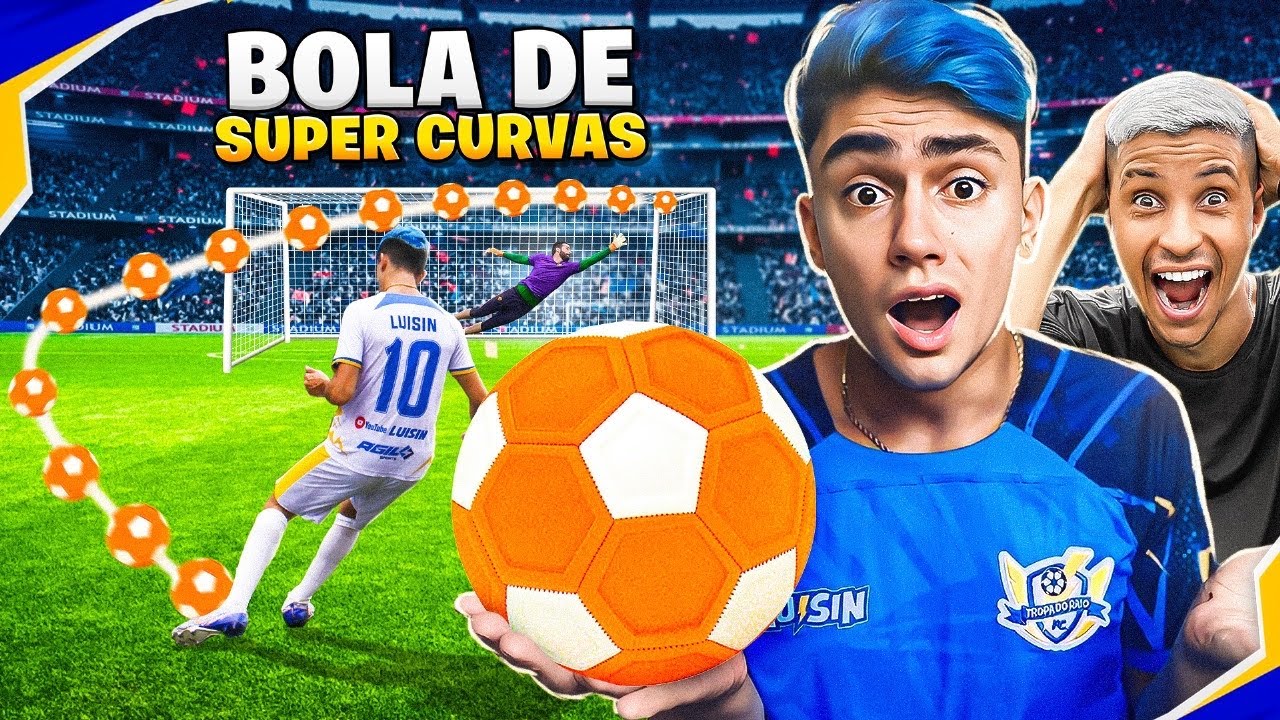 TESTEI A INCRÍVEL BOLA DE SUPER CURVAS! *só golaço - YouTube