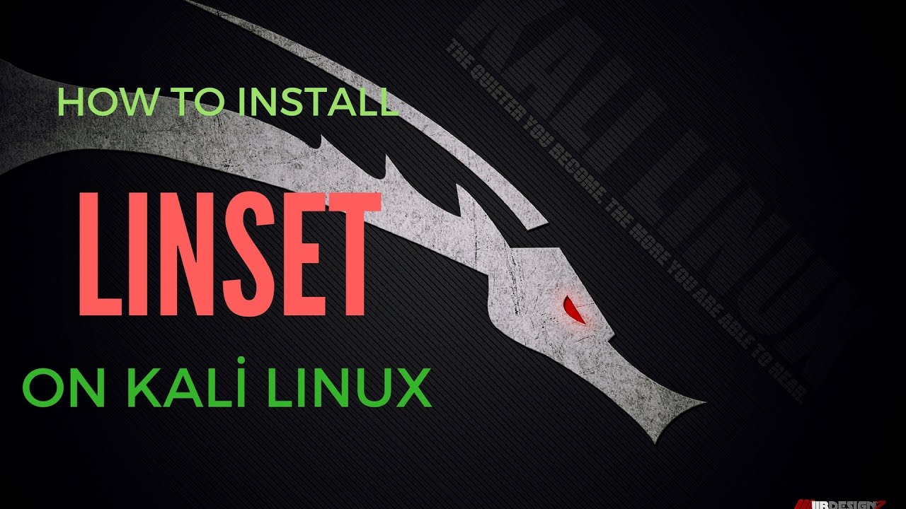 How to install Linset on Kali Linux - YouTube