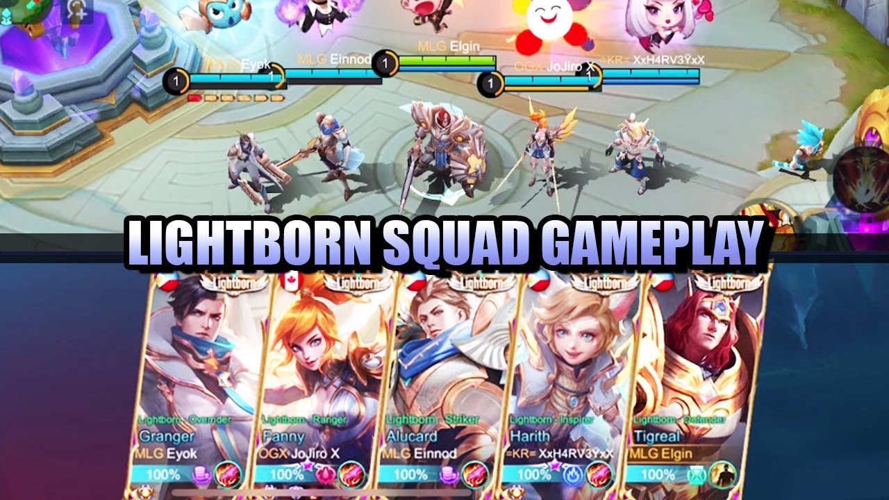 ONE TEAM, FIVE LIGHTBORNS - FULL LIGHTBORN SQUAD GAMEPLAY - YouTube