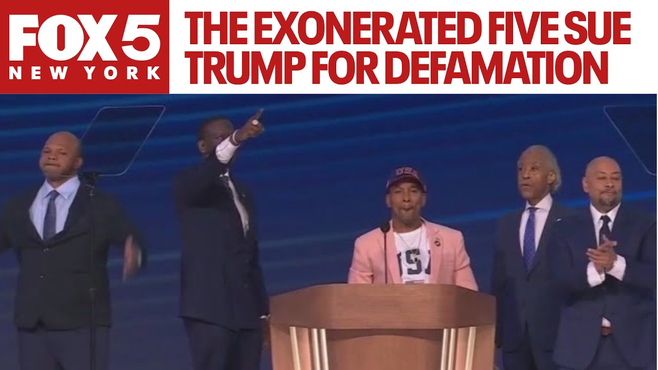 The Exonerated Five sue Donald Trump for defamation - YouTube