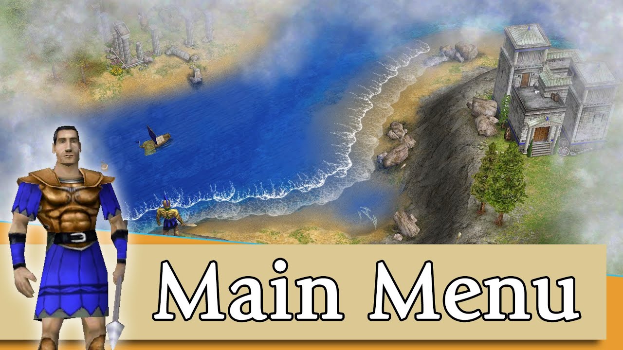 Main Menu (Greek) - Age of Mythology - YouTube