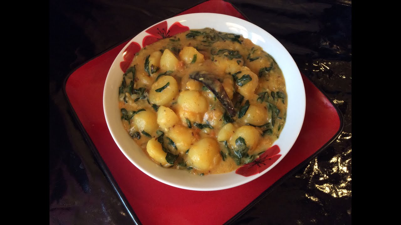 Aloo Methi / Alu Gadda Methi Koora - YouTube