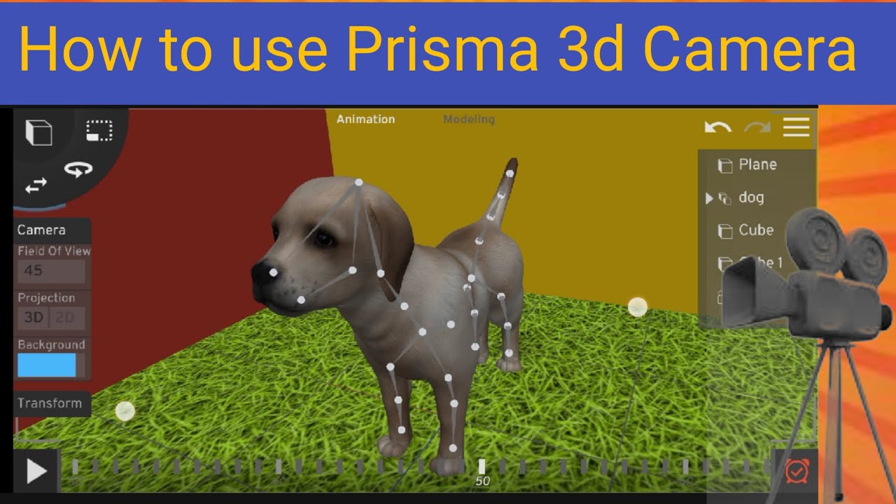 How to Make 3D Animation Videos with Prisma 3D Make Camera Ghulam nabi ...