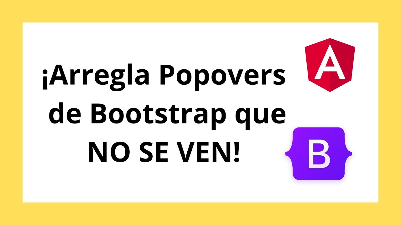 🔥 Soluciona el Error de Popovers que NO SE VEN en Bootstrap y Angular ⚡ | Métodos TS y JS 🛠️ ...