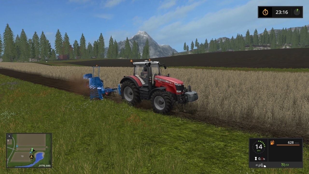 Farming Simulator 17 | Plowing - YouTube