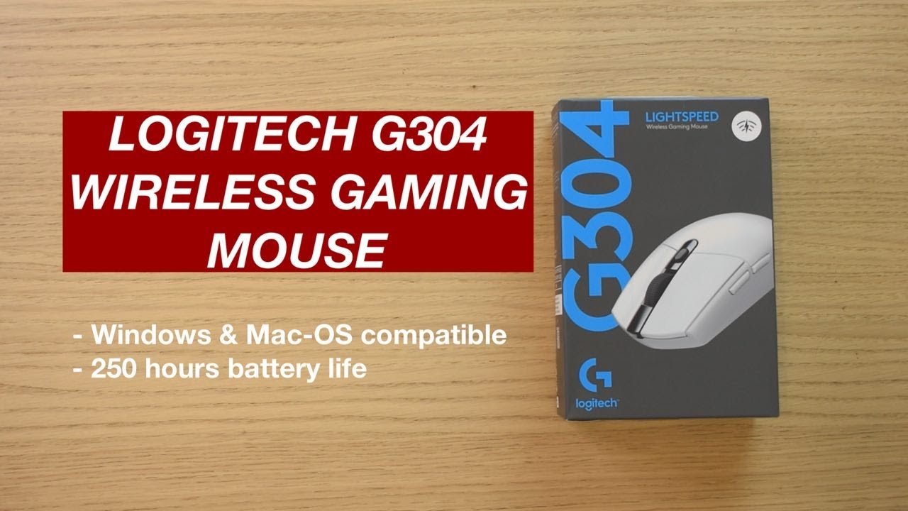 (2024) LOGITECH G304 Gaming Wireless Mouse IOS WINDOWS Lightweight ...