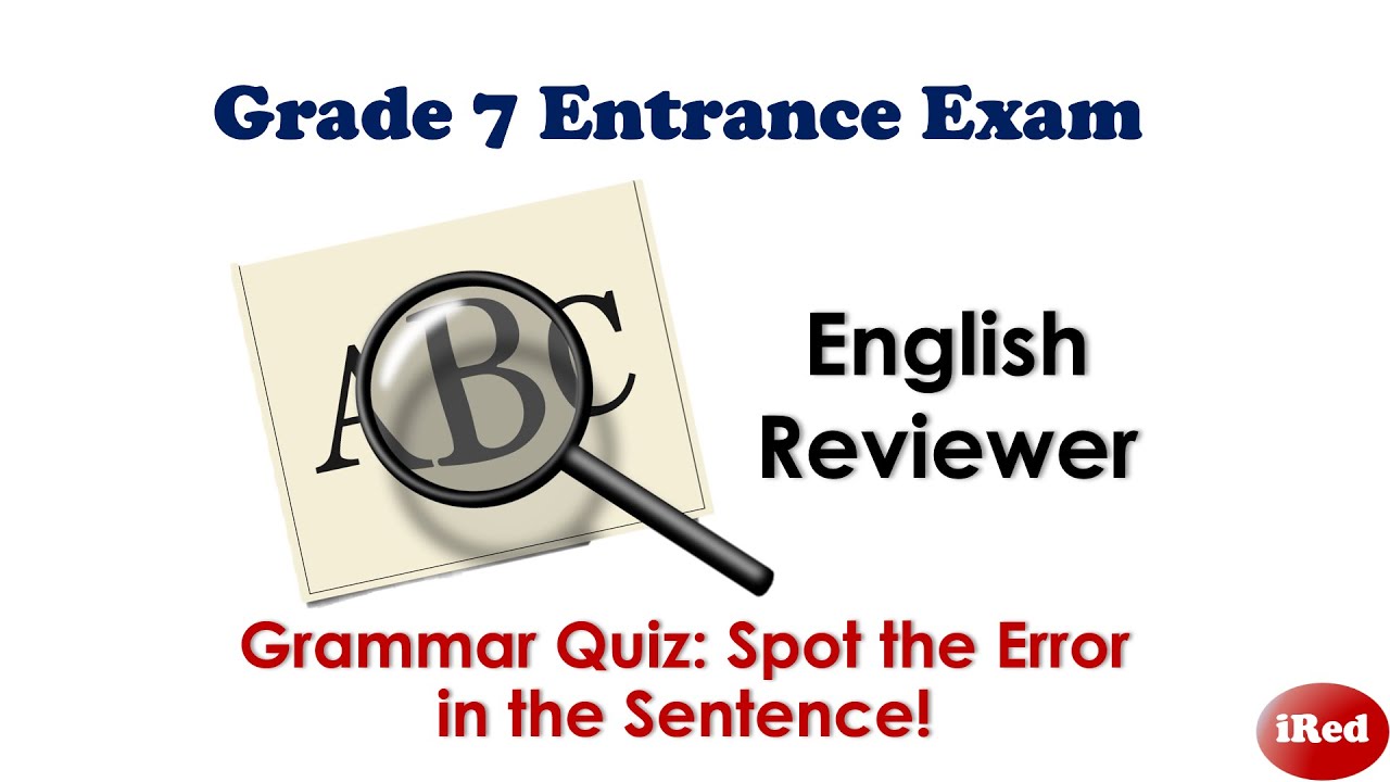 English Reviewer for Incoming Grade 7 - YouTube