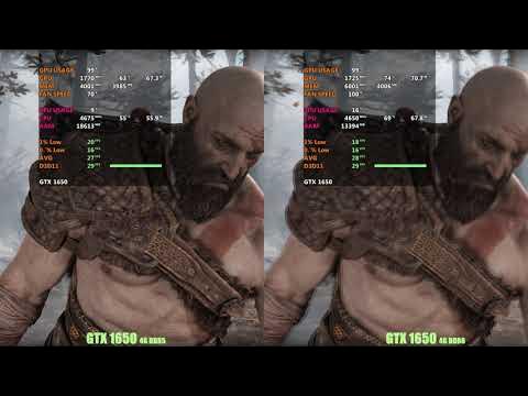 Gtx 1650 gddr5 vs GTX 1650 gddr6 - YouTube