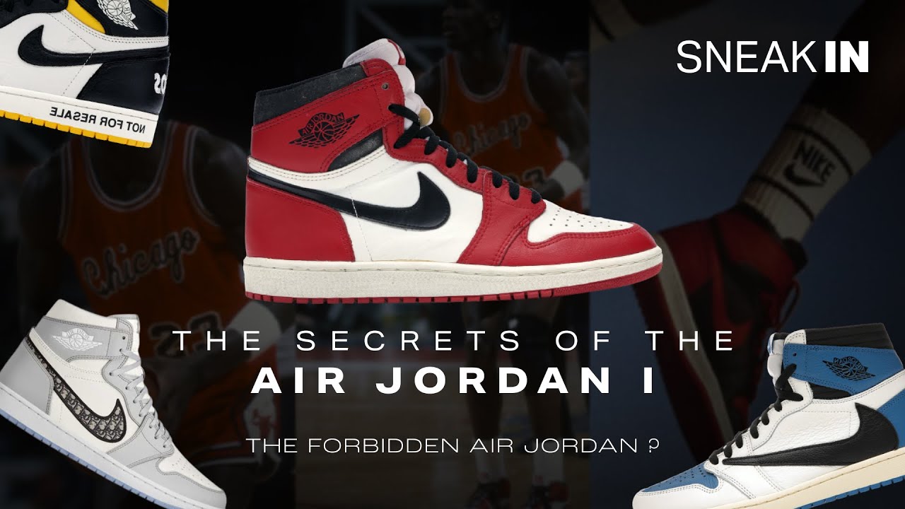 AIR JORDAN BANNED BY THE NBA? The SECRETS of the AIR JORDAN 1 - YouTube
