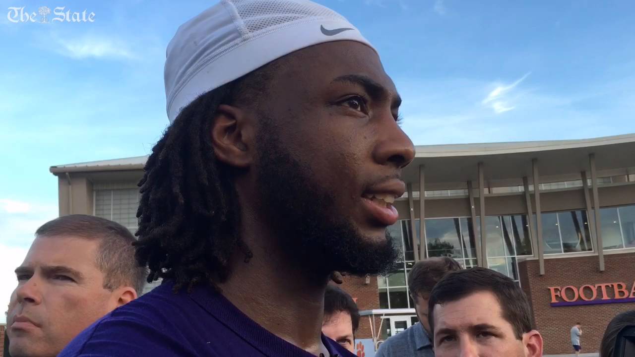 Clemson WR Mike Williams returns to practice full go - YouTube