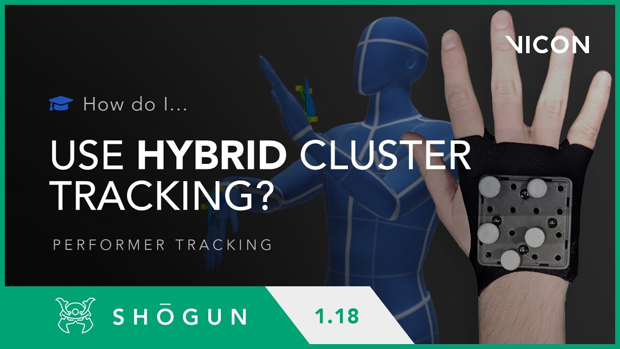 Vicon Shogun 1.18 - Hybrid Cluster Tracking - YouTube
