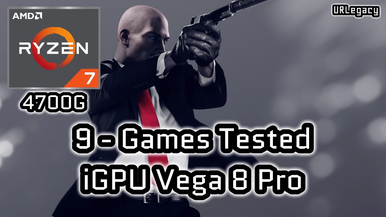 AMD Ryzen 7 4700G - Radeon Graphics (iGPU Vega 8 Pro) | 9 Games Tested ...