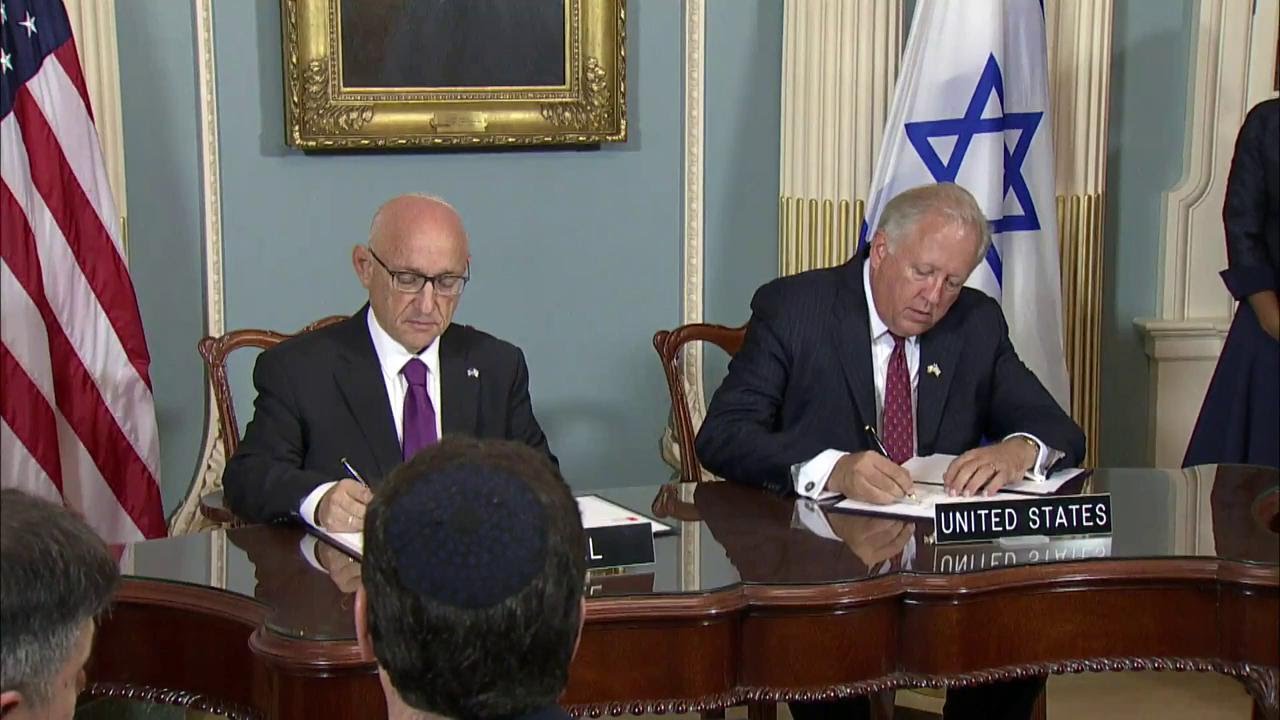 New 10-Year Memorandum of Understanding with Israel on Security ...