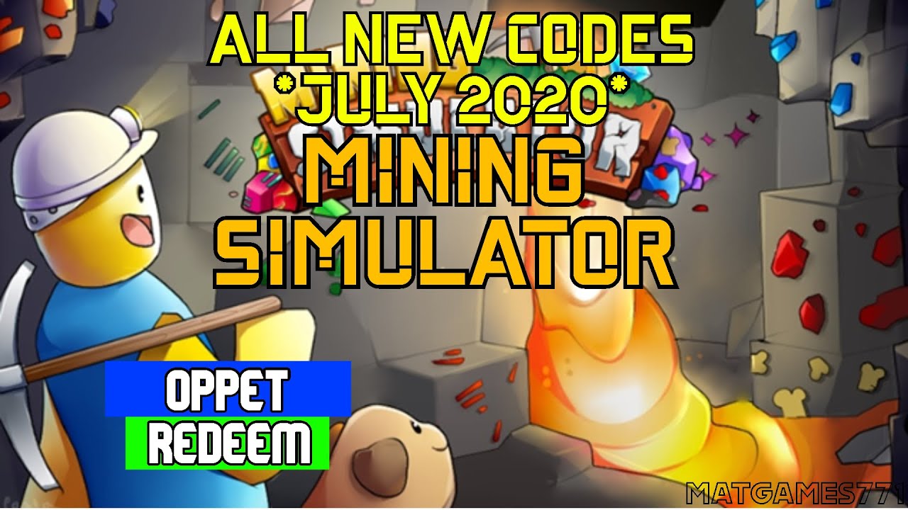 *JULY 2020* MINING SIMULATOR WORKING CODES ALL CODES IN DESCRIPTION(150 ...