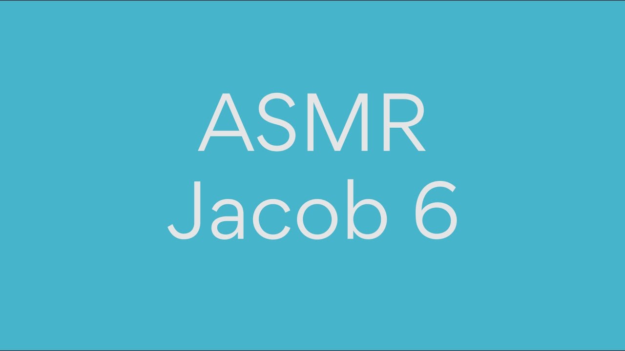 ASMR - Jacob 6 - The Book of Mormon - Come, Follow Me - YouTube