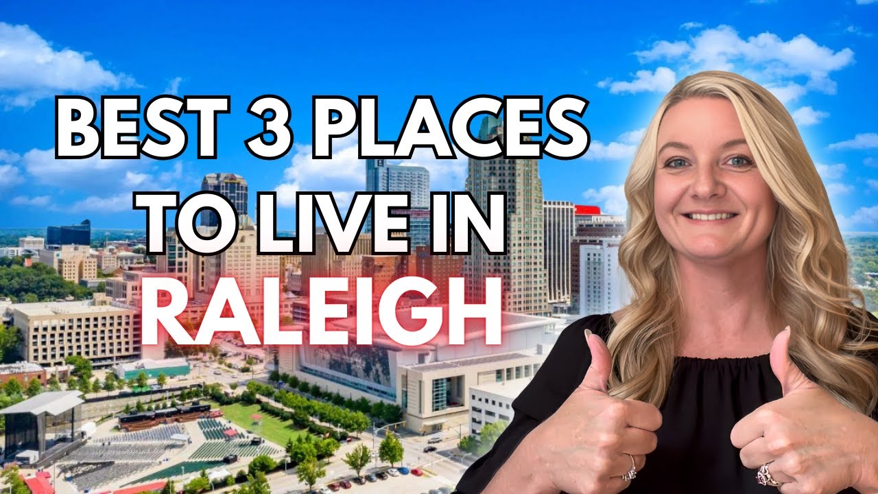Top 3 Places To Live In Raleigh, NC | Moving To Raleigh, NC - YouTube