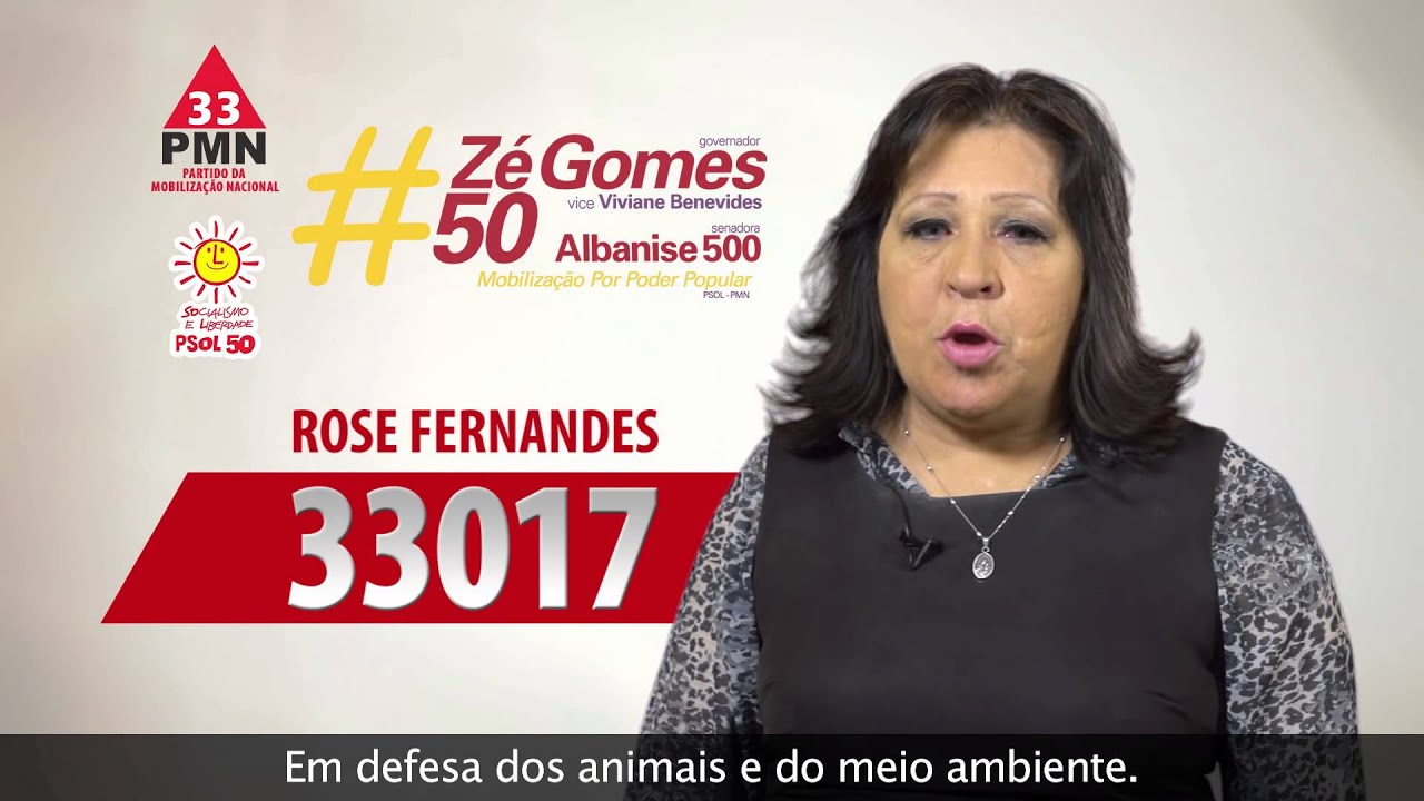 Rose fernandes 33017 Deputada Estadual - YouTube