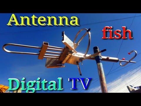 Como hacer una Antenna Flying Fish - TV - TDT - 100 '/. Aluminio con ...