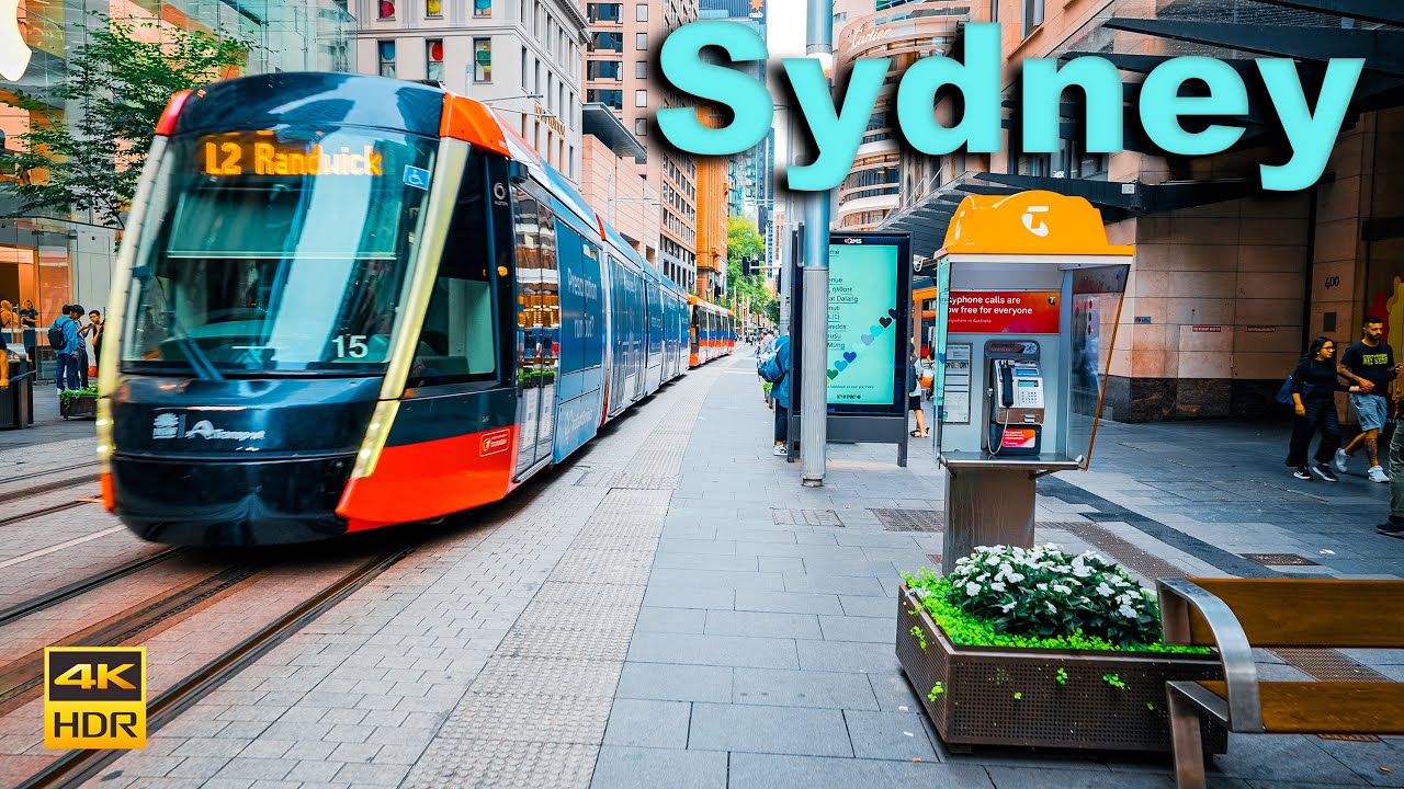 Sydney Australia Working Tour - George Street After Work | 4K HDR - YouTube