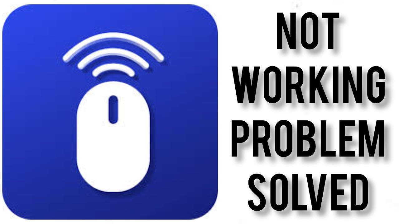 How To Solve Wifi Mouse App Not Working(Not Open) Problem - YouTube