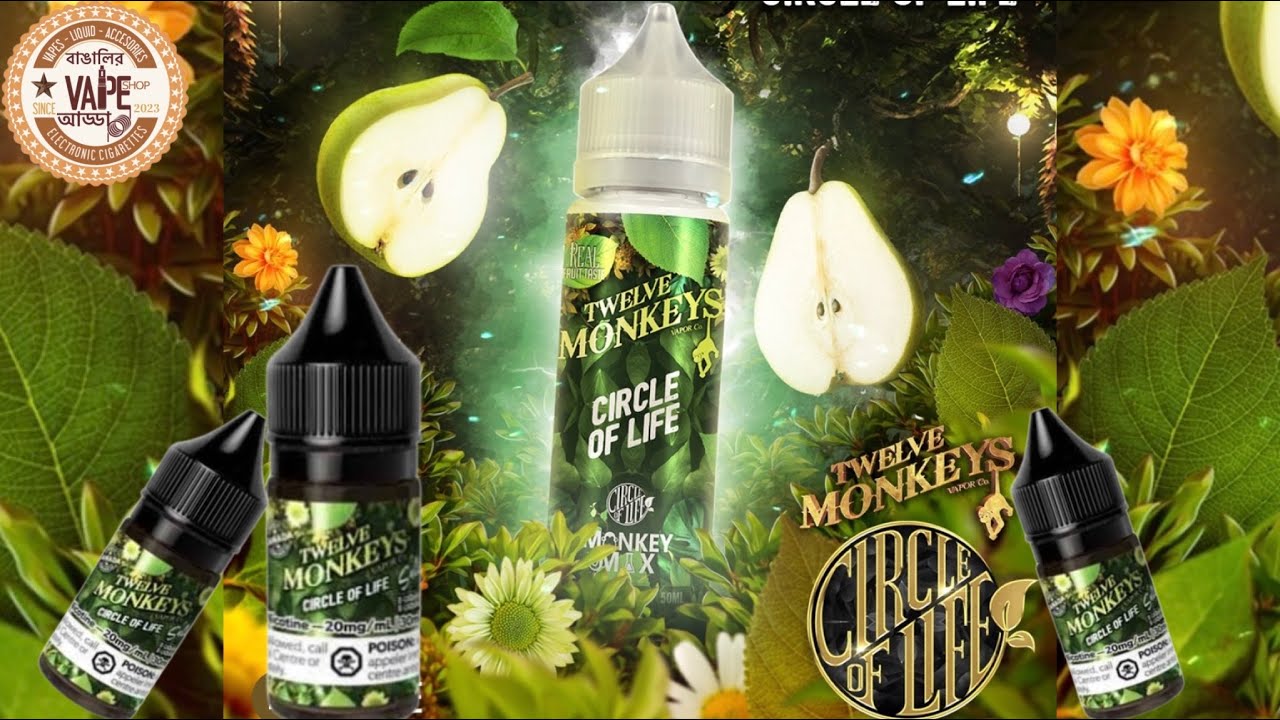 Twelve Monkeys Circle Of Life Ripe Pear Review #vaping #vape ...