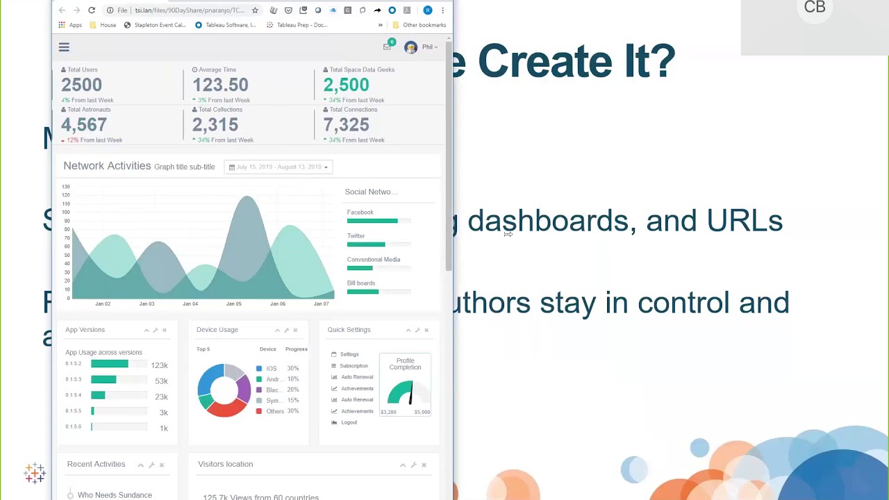 Tableau Mobile - Aug 2019 - YouTube