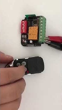 Rolling Code Remote Control Receiver Switch | For Beninca DITEC NICE FAAC Hormann MARANTEC - YouTube