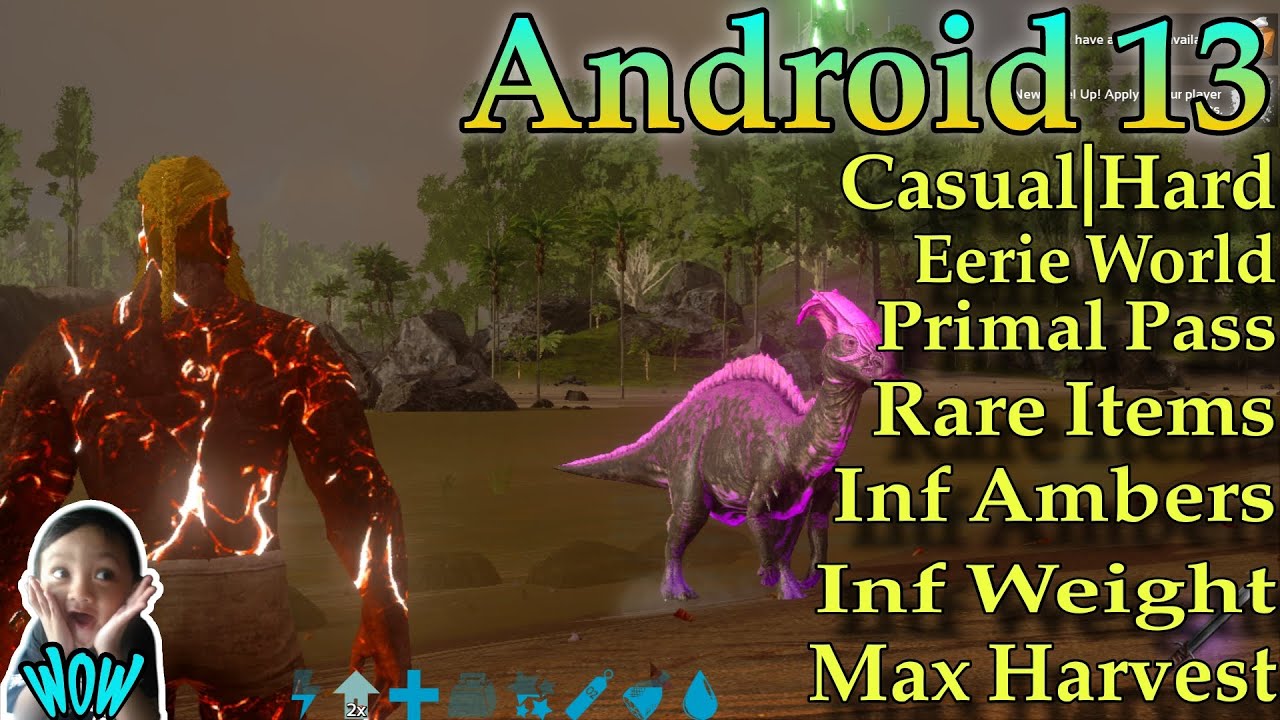 Ark Mobile Android 13 Save Data | Primal Pass | Infinite Amber And ...