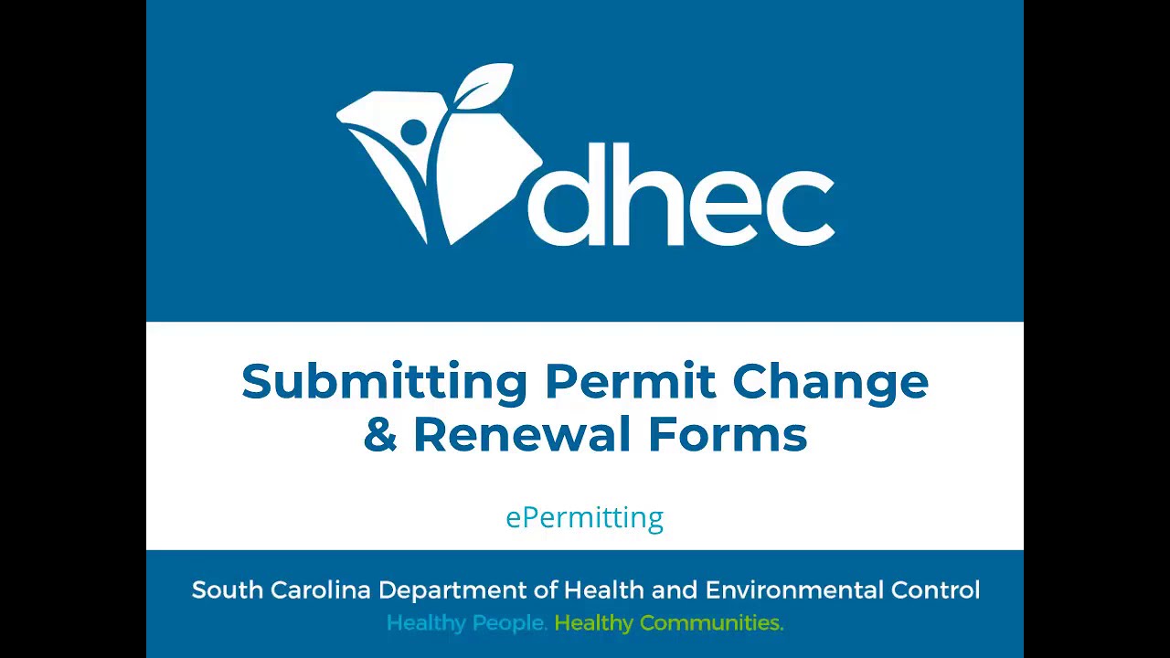 Submitting Permit Change and Renewal Forms - YouTube